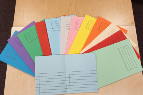 Coloured Paper Jotter / Exercise Book – The Partially Sighted Society ...
